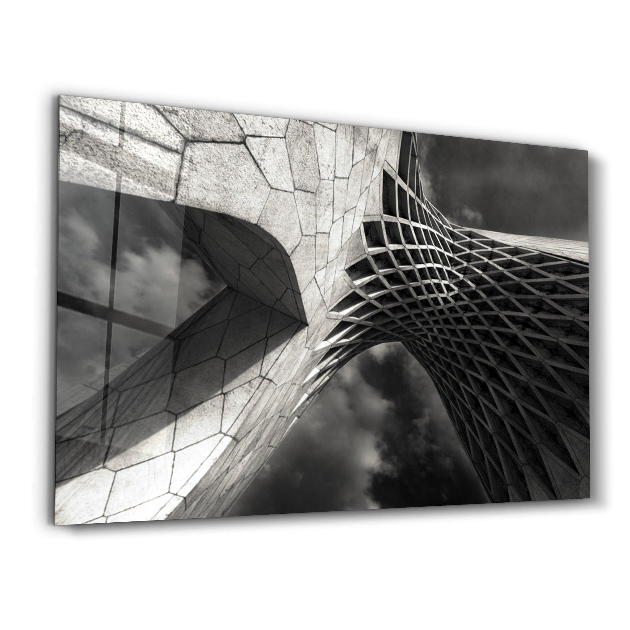 Auger Bridge | Glass Wall Art – Artdesigna